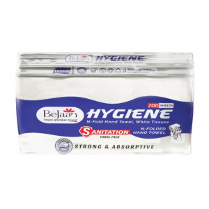 Bejaan Hygiene N Fold Hand White Tissues - 200s