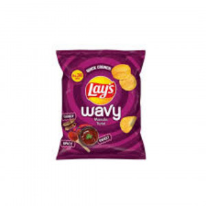 Lays Wavy Masala Twist Tangy Spicy Sweet Rs.30