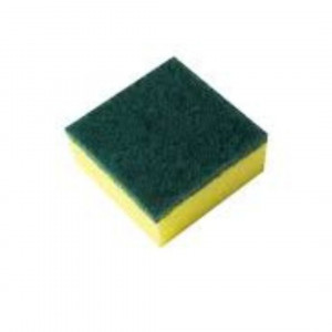 Saudi Brite Green Kitchen Scourer With Sponge Large