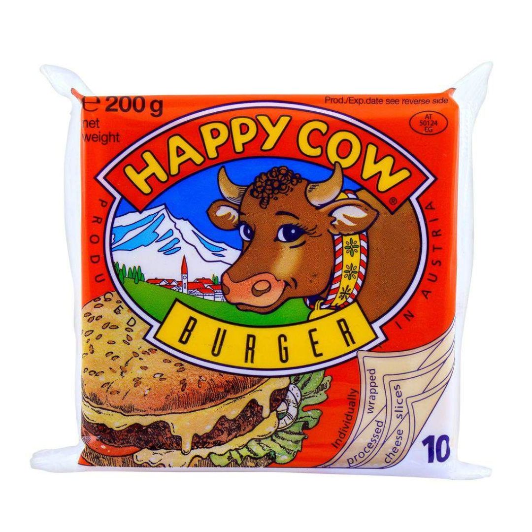 Buy 200gm Happy Cow Cheese Burger Slice At Best Price - GrocerApp