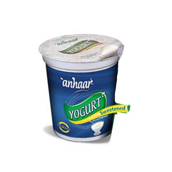 Buy Anhaar Yogurt Sweetened Cup At Best Price - GrocerApp