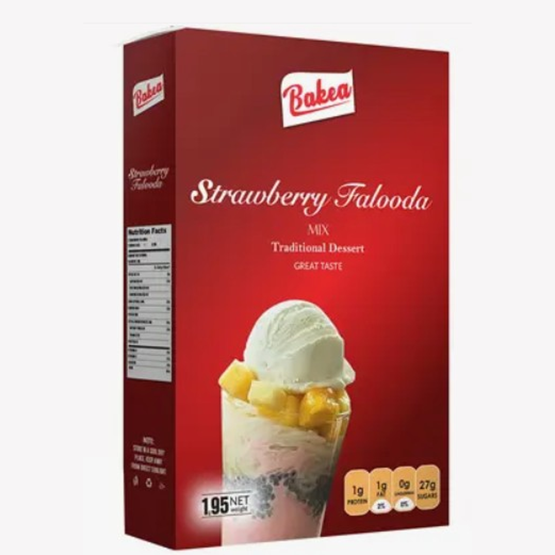 Buy Bakea Strawberry Falooda Mix At Best Price - GrocerApp