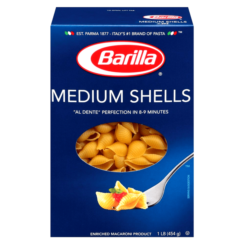 Buy Barilla Medium Shells 454g At Best Price - GrocerApp