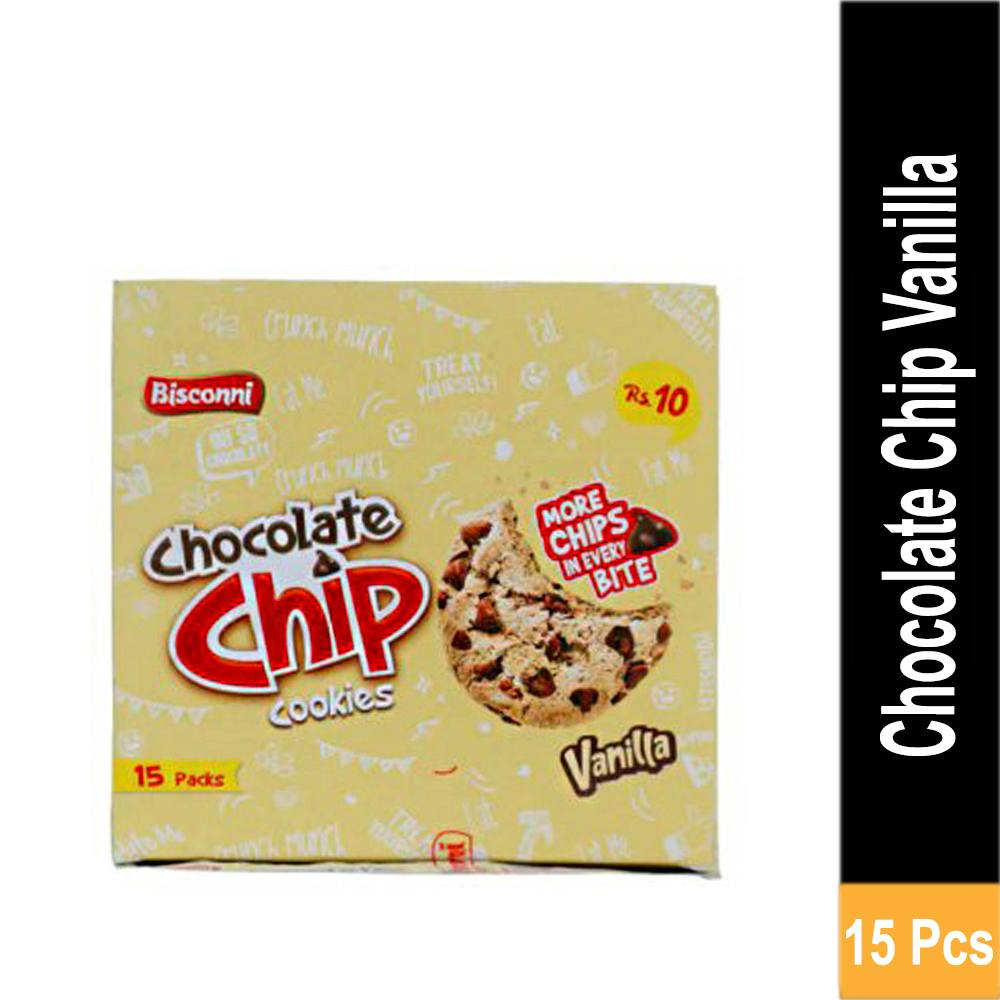 Buy Bisconni Chocolate chip cookies Vanilla (15pcks) At Best Price ...