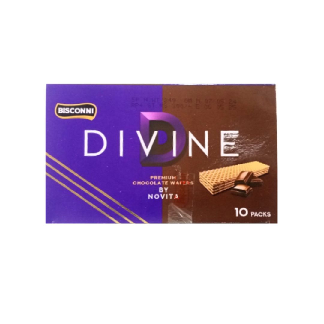 Bisconni Divine Chocolate Wafer (10 Packs)