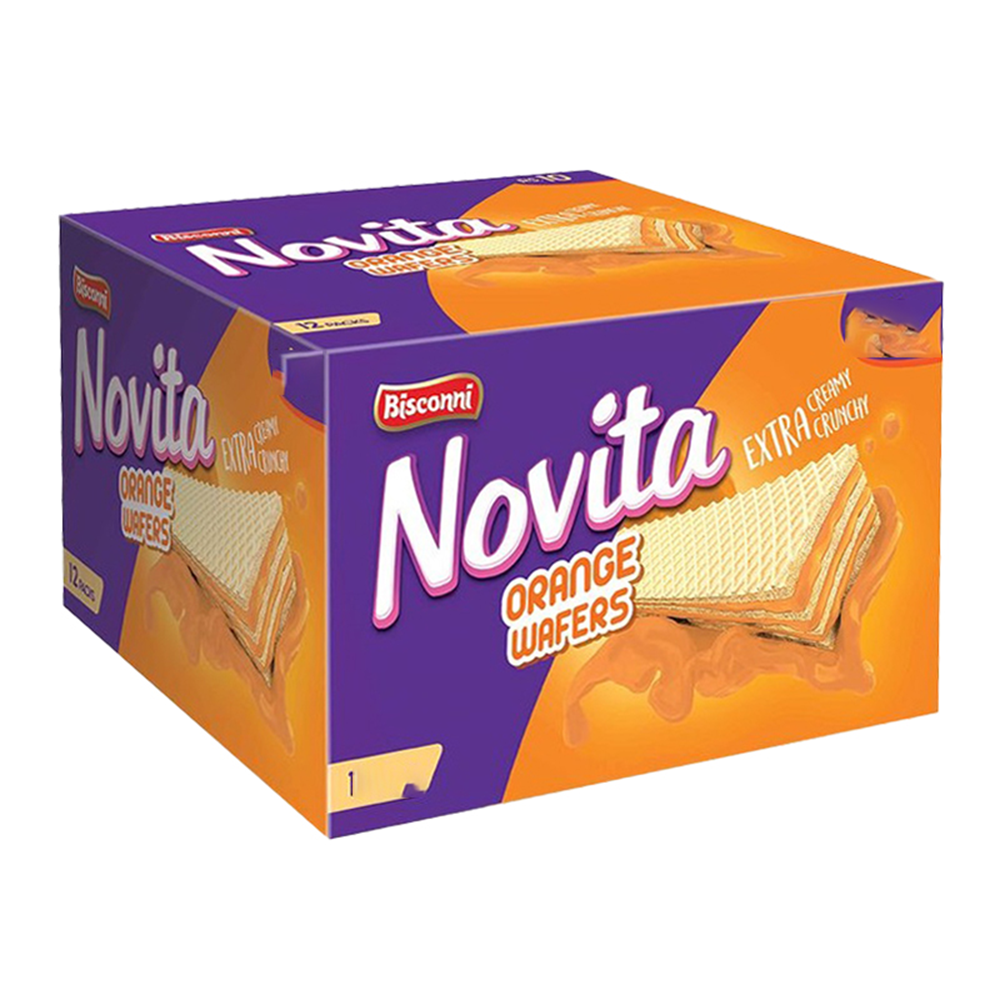 Buy Bisconni Novita Orange Wafers SP Rs. 20 (1X15)Box At Best Price ...