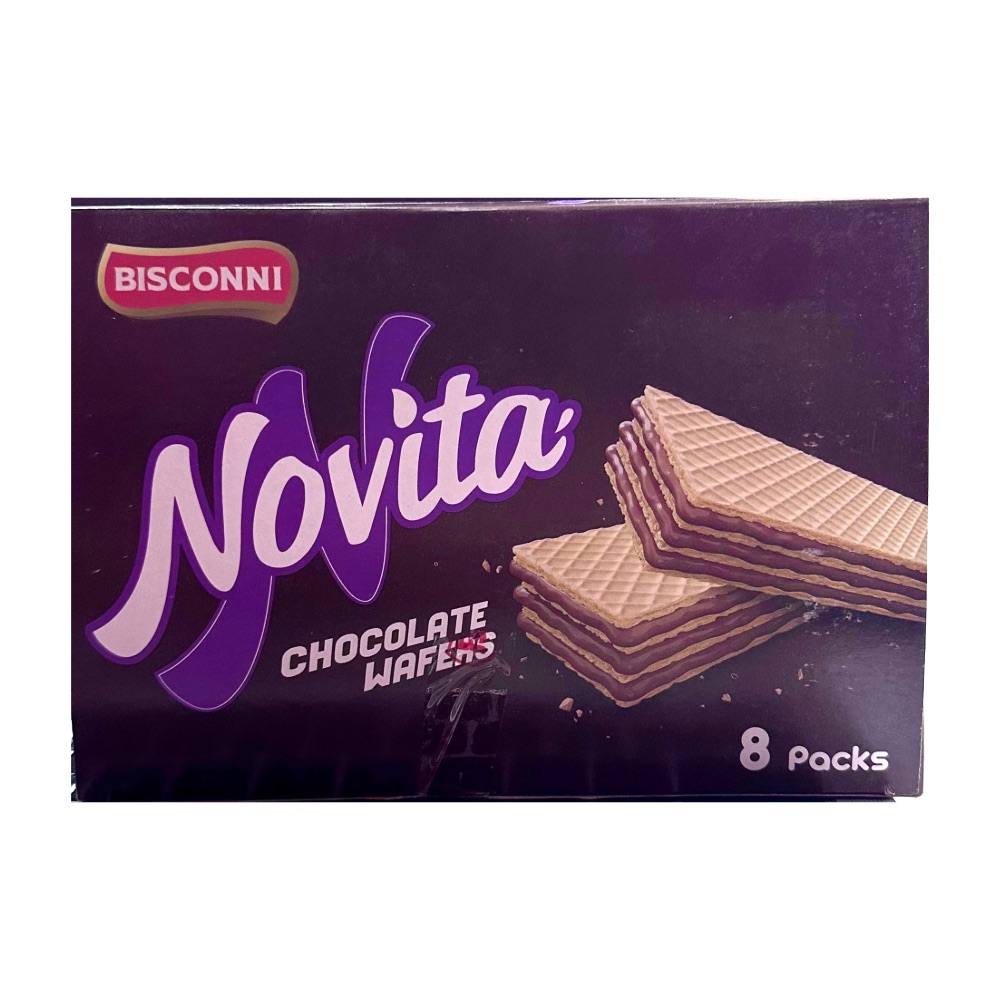 Bisconni Novita Wafers Chocolate (8 Packs)