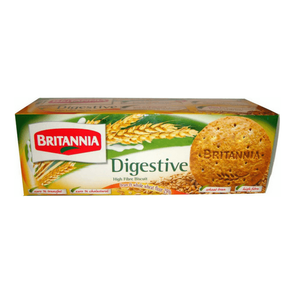 Buy Britannia Digestive Bran&whole Wheat Biscuits At Best Price - GrocerApp