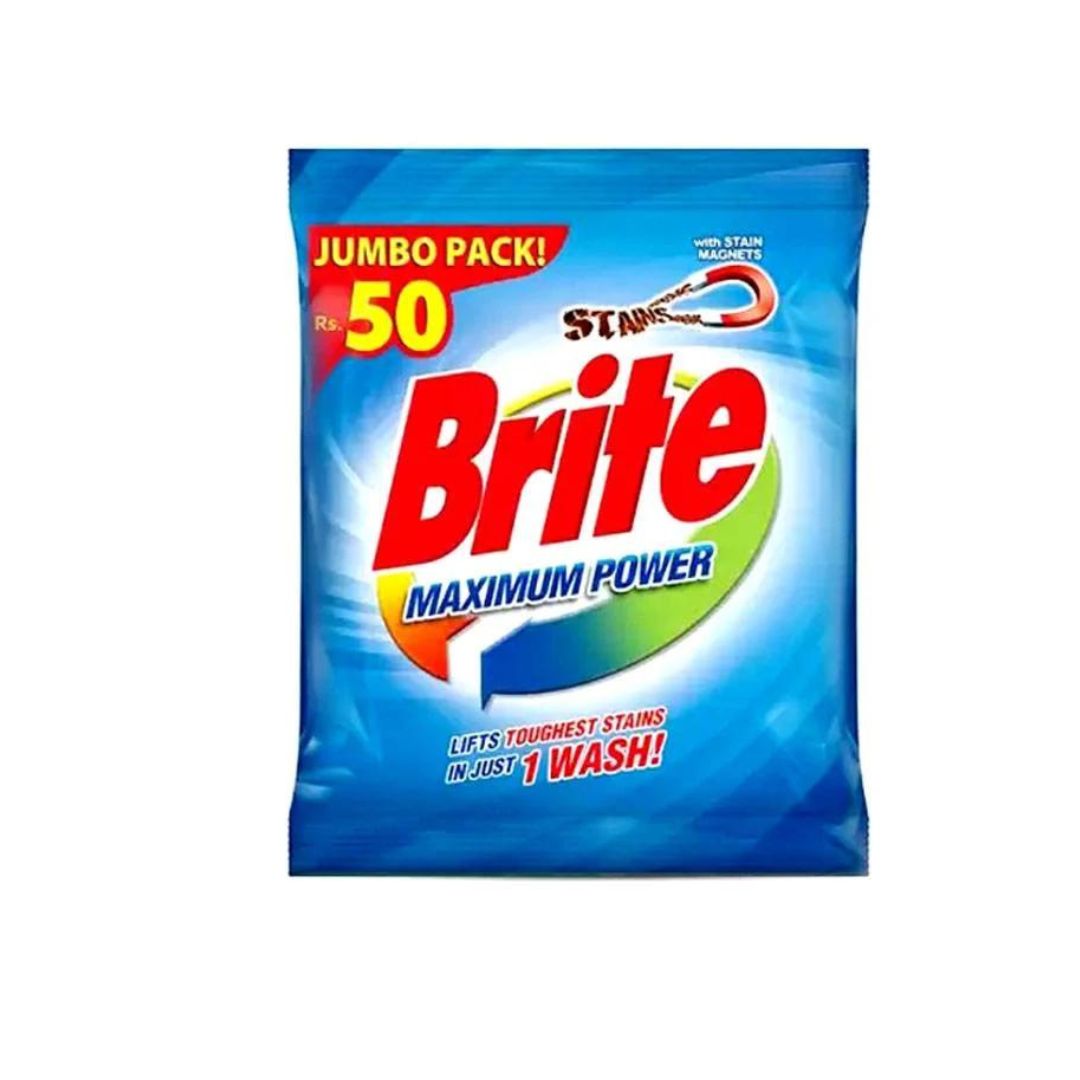 Buy Brite Maximum Power 115g - Detergent Washing Powder At Best Price ...
