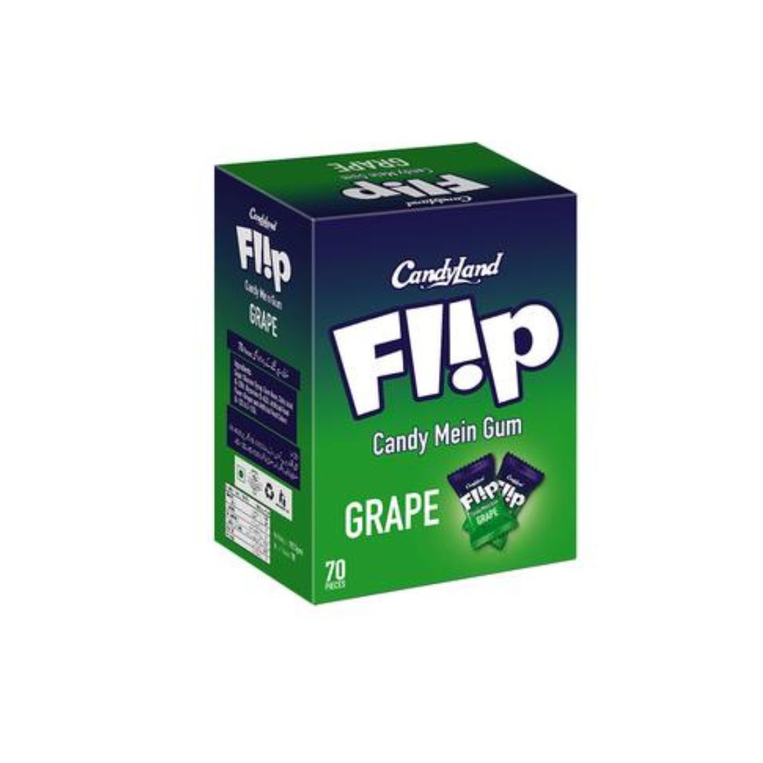 Buy Candy Land Flip Candy Main Gum Grape 70pcs BOX At Best Price ...