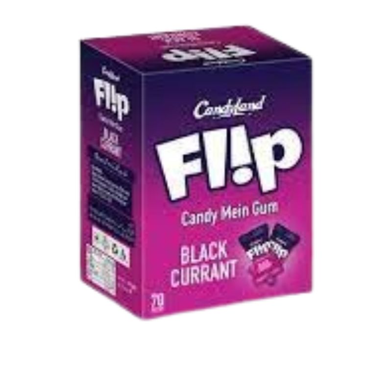 Buy Candy Land Flip Candy Main Gum Black Currant 70pcs BOX At Best ...