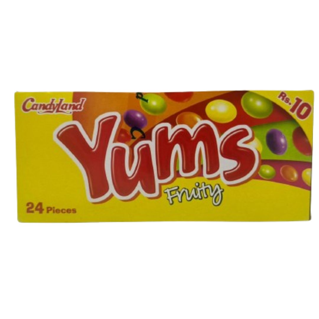 Buy Candy Land Yums Fruity (1*24 pcs) At Best Price - GrocerApp
