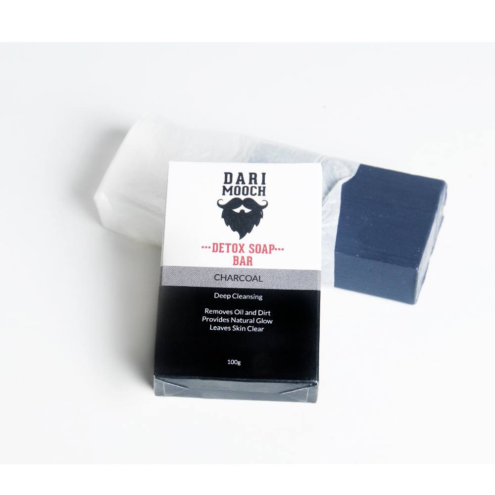 Buy Dari Mooch Charcoal Detox Soap Bar At Best Price - GrocerApp