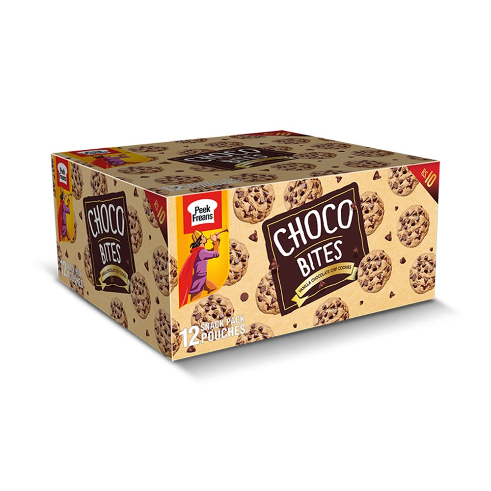 Buy Choco Bites Vanilla Chocolate Chip Cookies Snack pack: