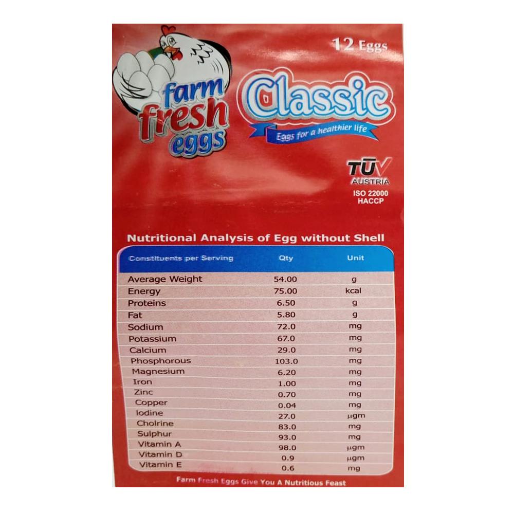 Buy Classic Eggs Farm Fresh At Best Price - GrocerApp