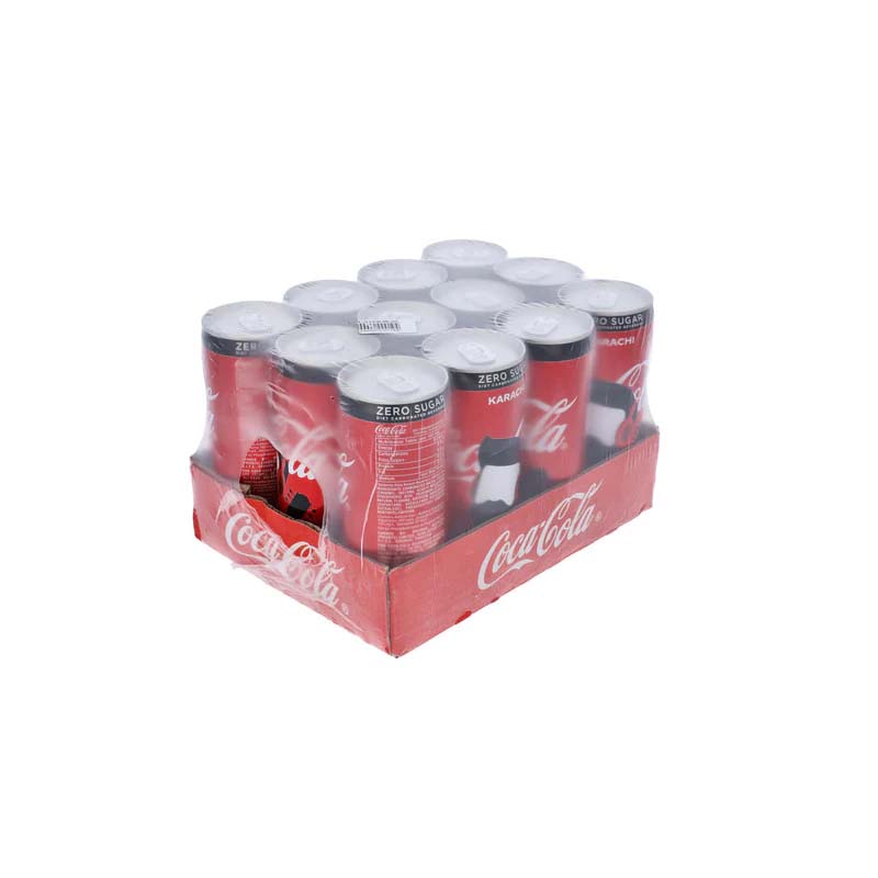 Buy Coca Cola Zero Slim Can (250mlx12) At Best Price - GrocerApp