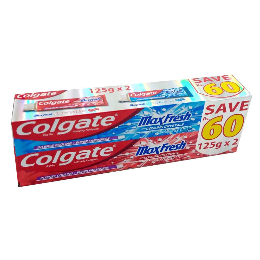 Buy Colgate Max Fresh Twin Pack Save Rs.60 At Best Price - GrocerApp