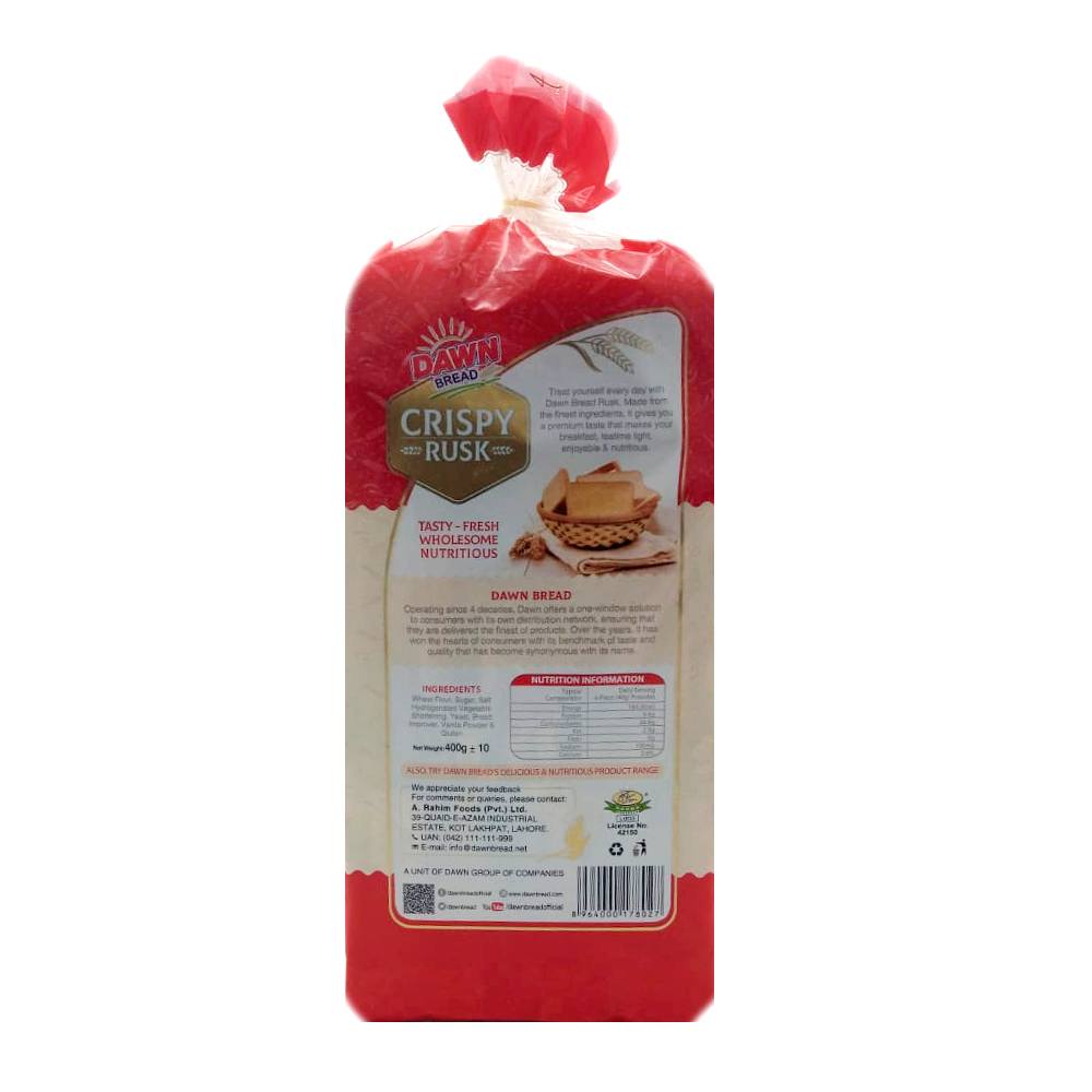 Buy Dawn Crispy Rusk Large 400g At Best Price - GrocerApp