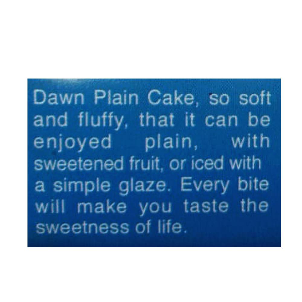Buy Dawn Cake Way Plain Cake 200g At Best Price - GrocerApp