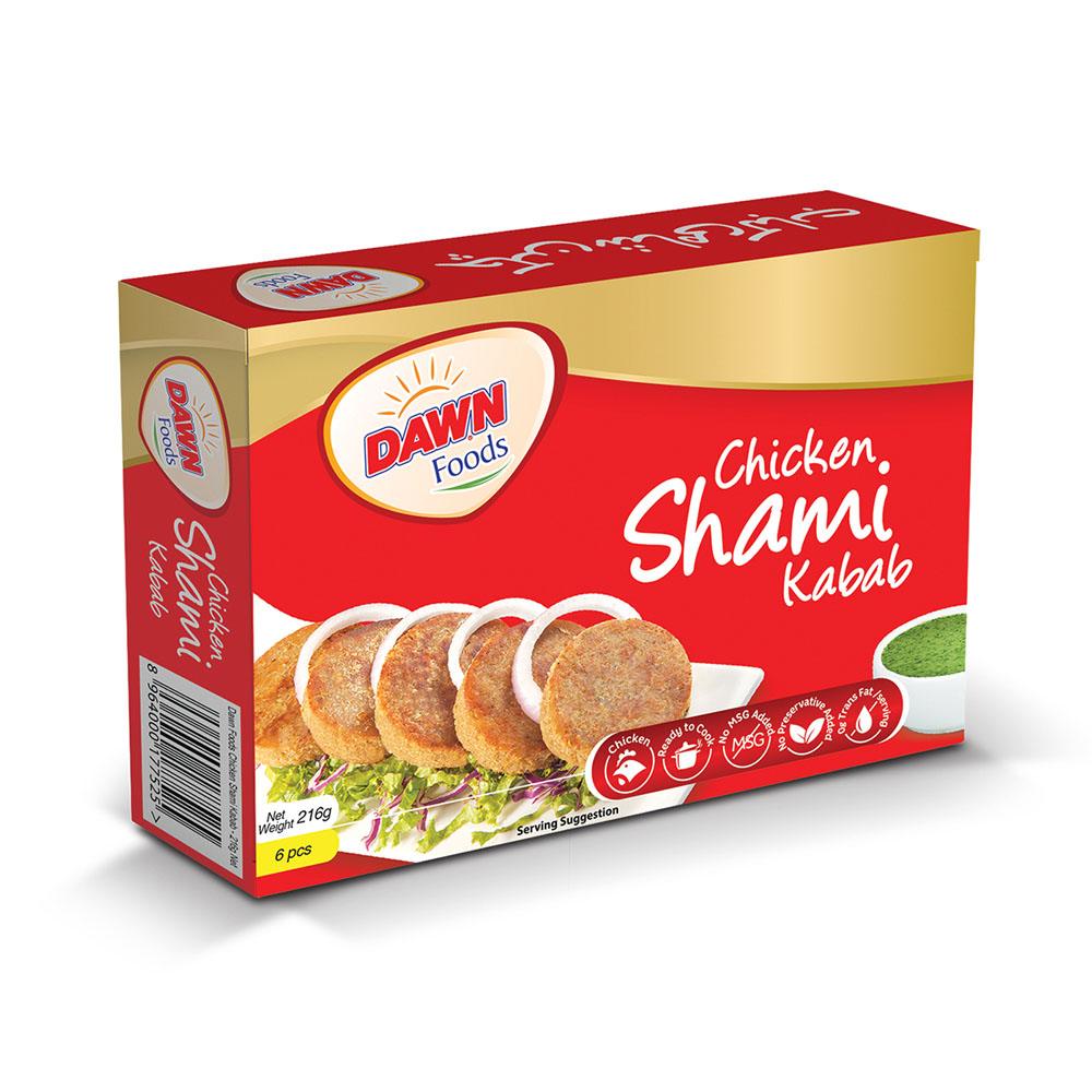 Buy Dawn Chicken Shami Kabab 6 Pieces (216g) At Best Price - GrocerApp