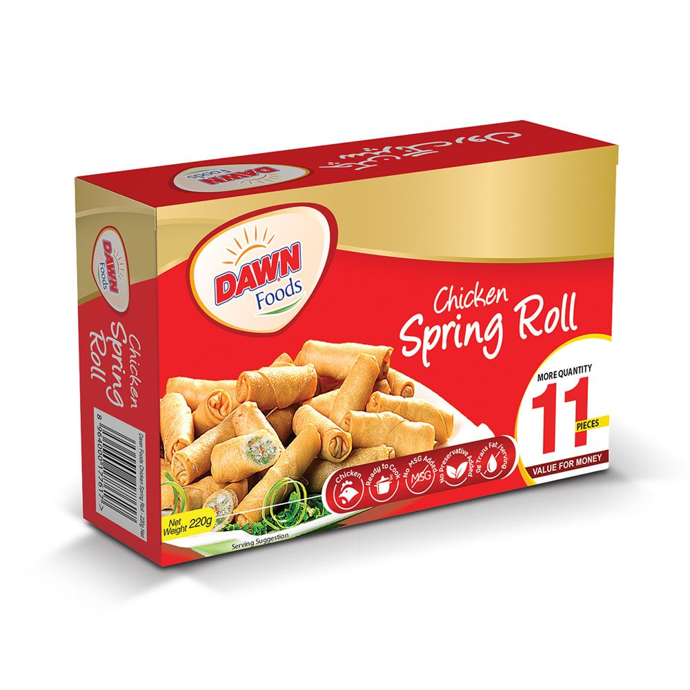 Buy Dawn Chicken Spring Roll 11 Pieces (220g) At Best Price - GrocerApp