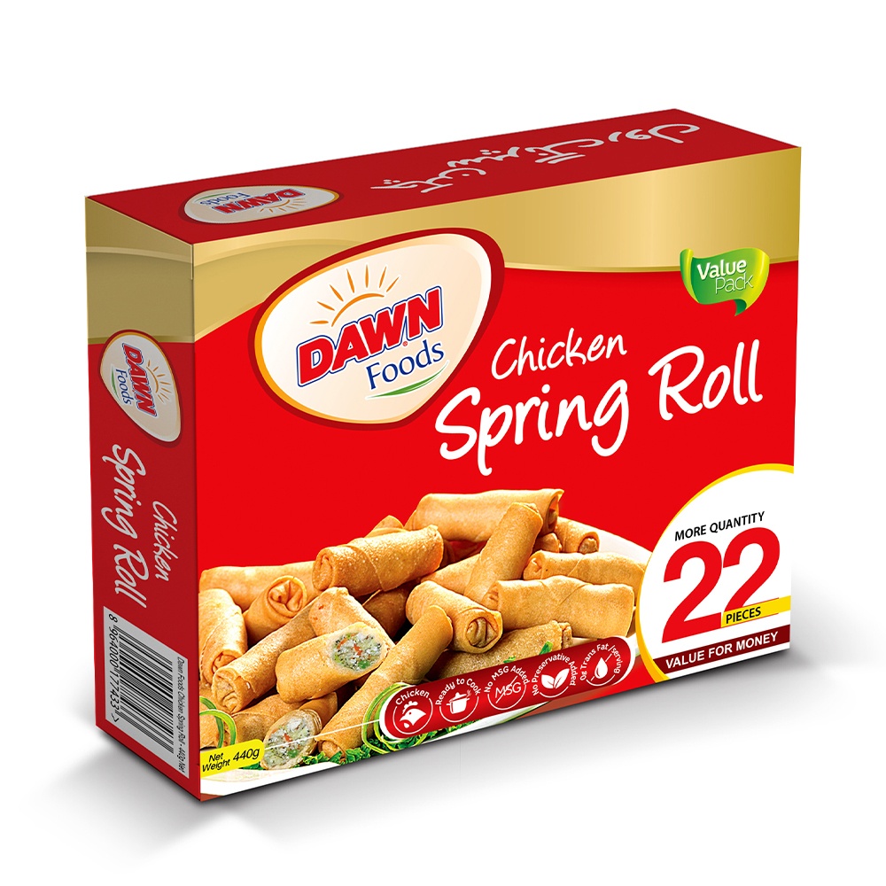 Buy Dawn Chicken Spring Roll 22 Pieces (440g) At Best Price - GrocerApp