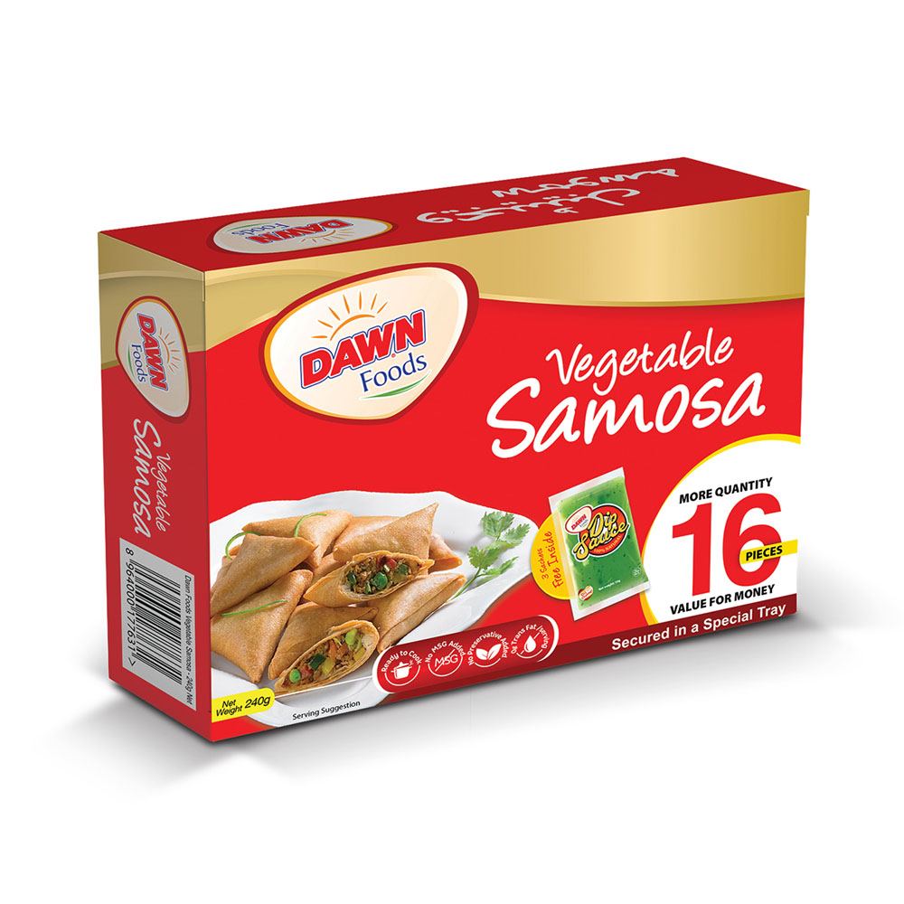 Buy Dawn Foods Vegetable Samosa (Regular Pack) At Best Price - GrocerApp