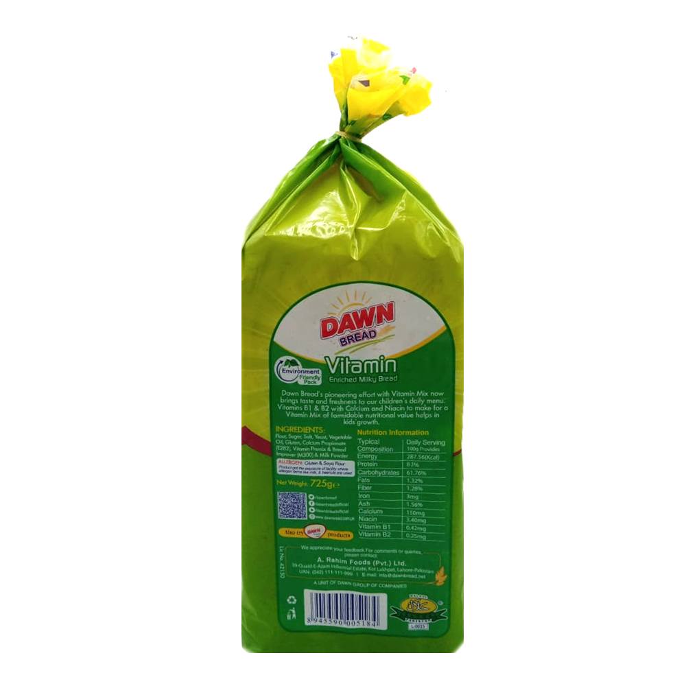 Buy Dawn Milky Bread Regular Pack 340g At Best Price - GrocerApp