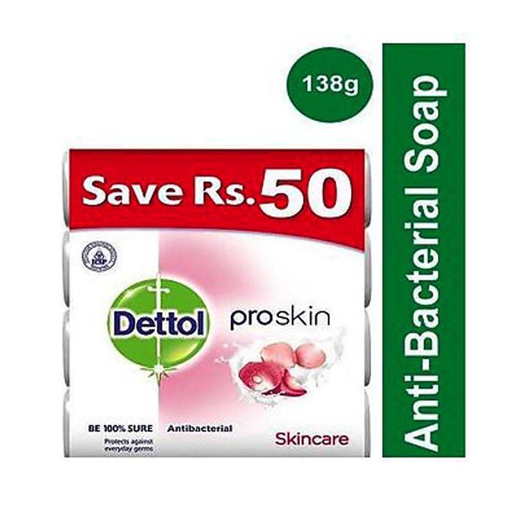 Buy Dettol Proskin Skin Care Antibacterial Bar Soap (4 in 1) At Best ...
