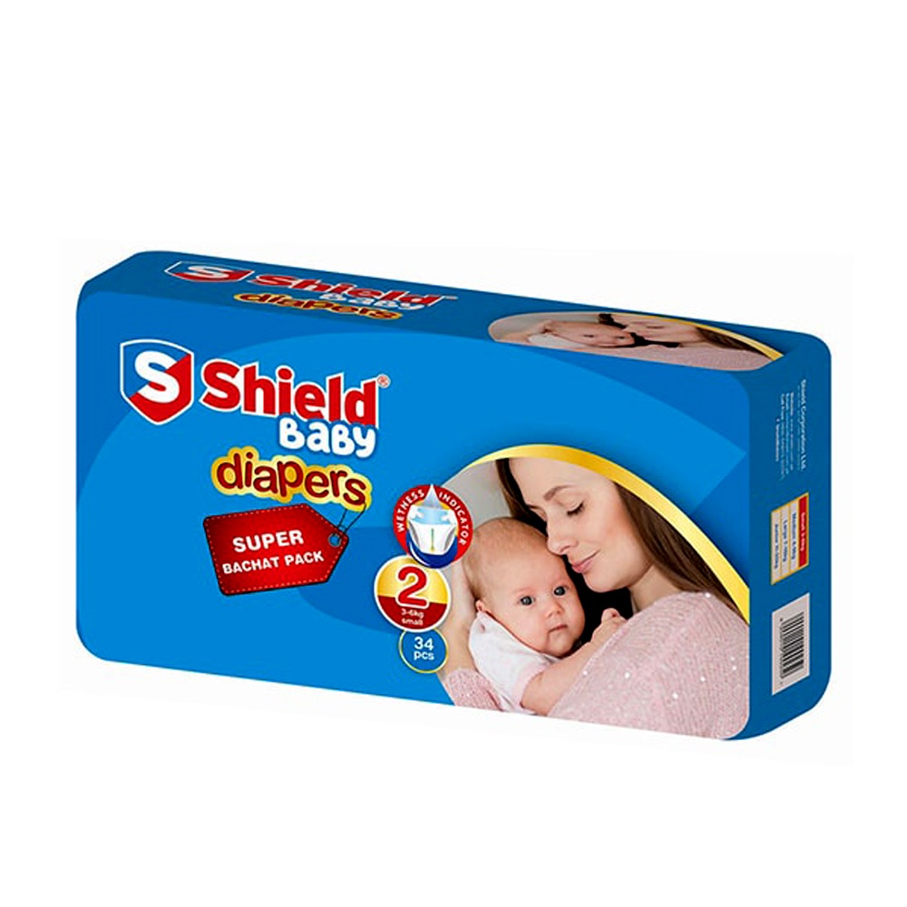 Buy SHIELD DIAPER SUPER BACHAT SMALL (34) At Best Price - GrocerApp