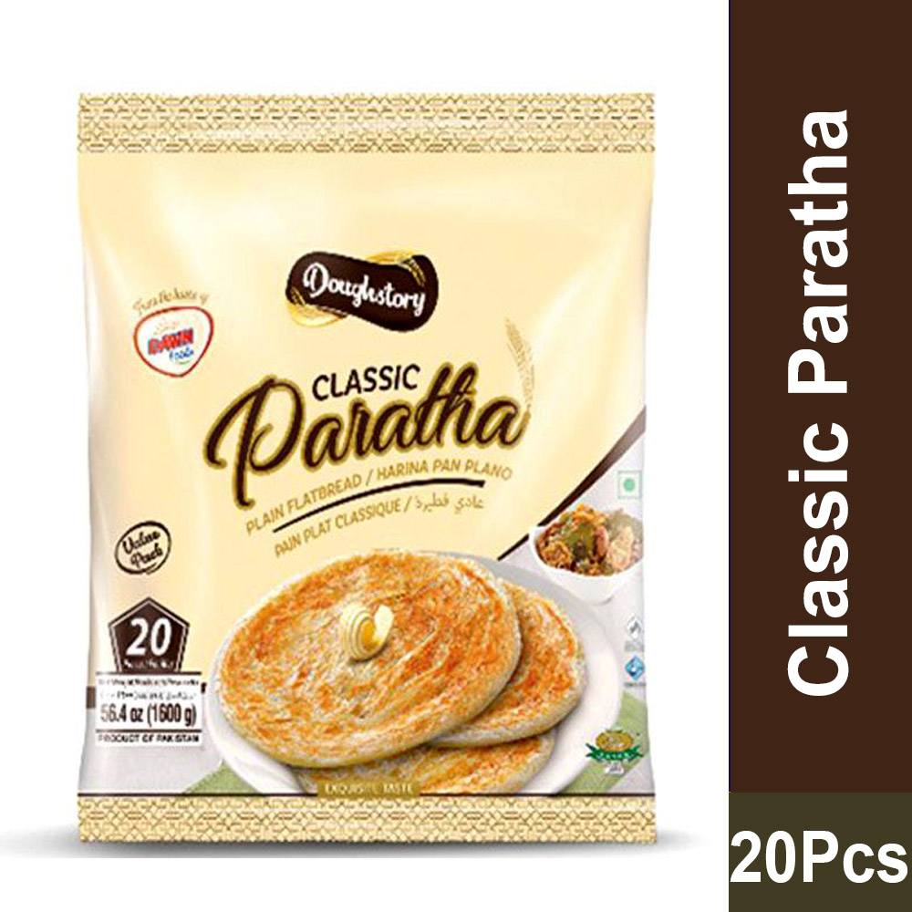 Buy Doughstory Classic Plain Paratha (Value Pack) At Best Price - GrocerApp