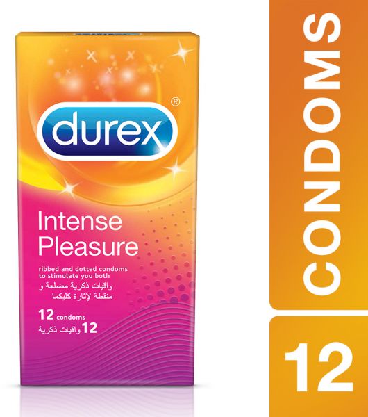 Buy Durex Intense Pleasure 12 Condoms Pack At Best Price - GrocerApp