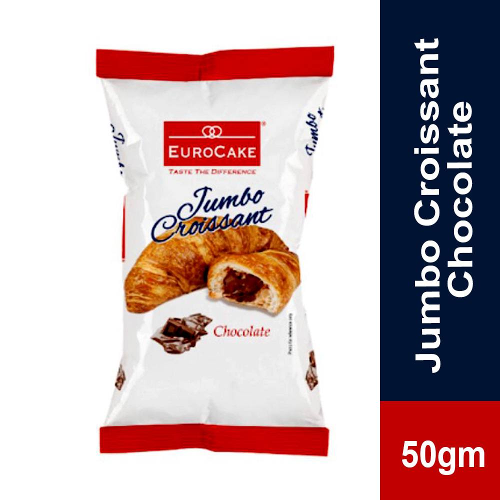 Buy EURO CAKE JUMBO CROISSANT CHOCOLATE 50 GM At Best Price - GrocerApp