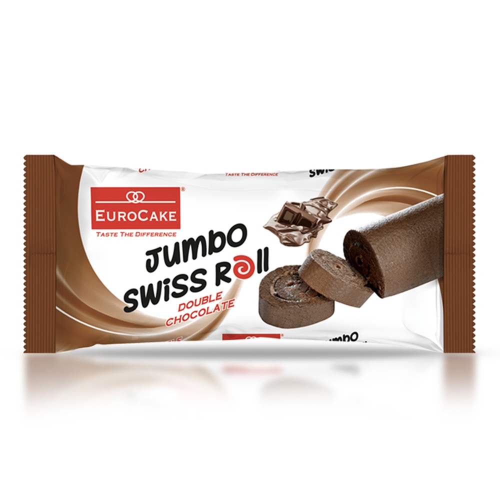 Buy EURO CAKE JUMBO SWISS ROLL CHOCOLATE FLAVOUR 60GM At Best Price ...