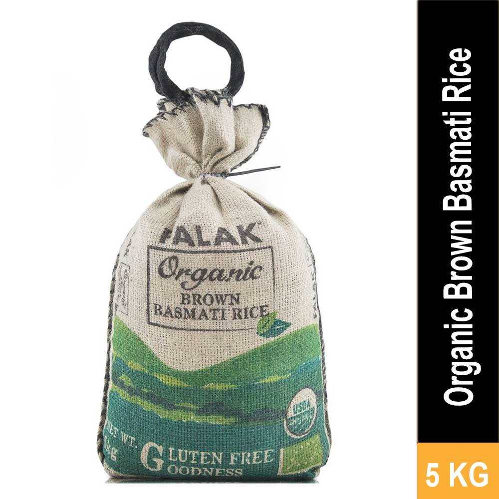 Buy Falak Organic Brown Rice Jute Bag At Best Price - GrocerApp