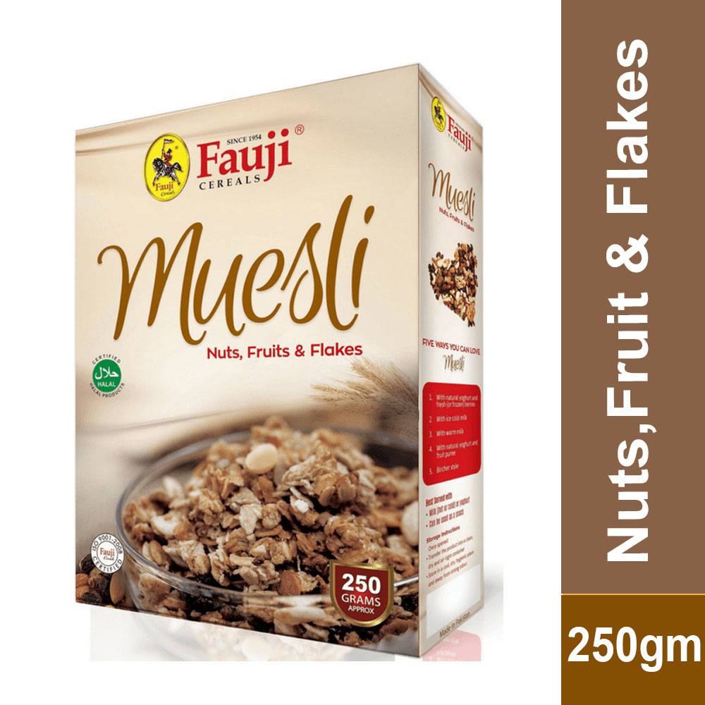 Buy Fauji Muesli Nuts Fruits & Flakes At Best Price - GrocerApp