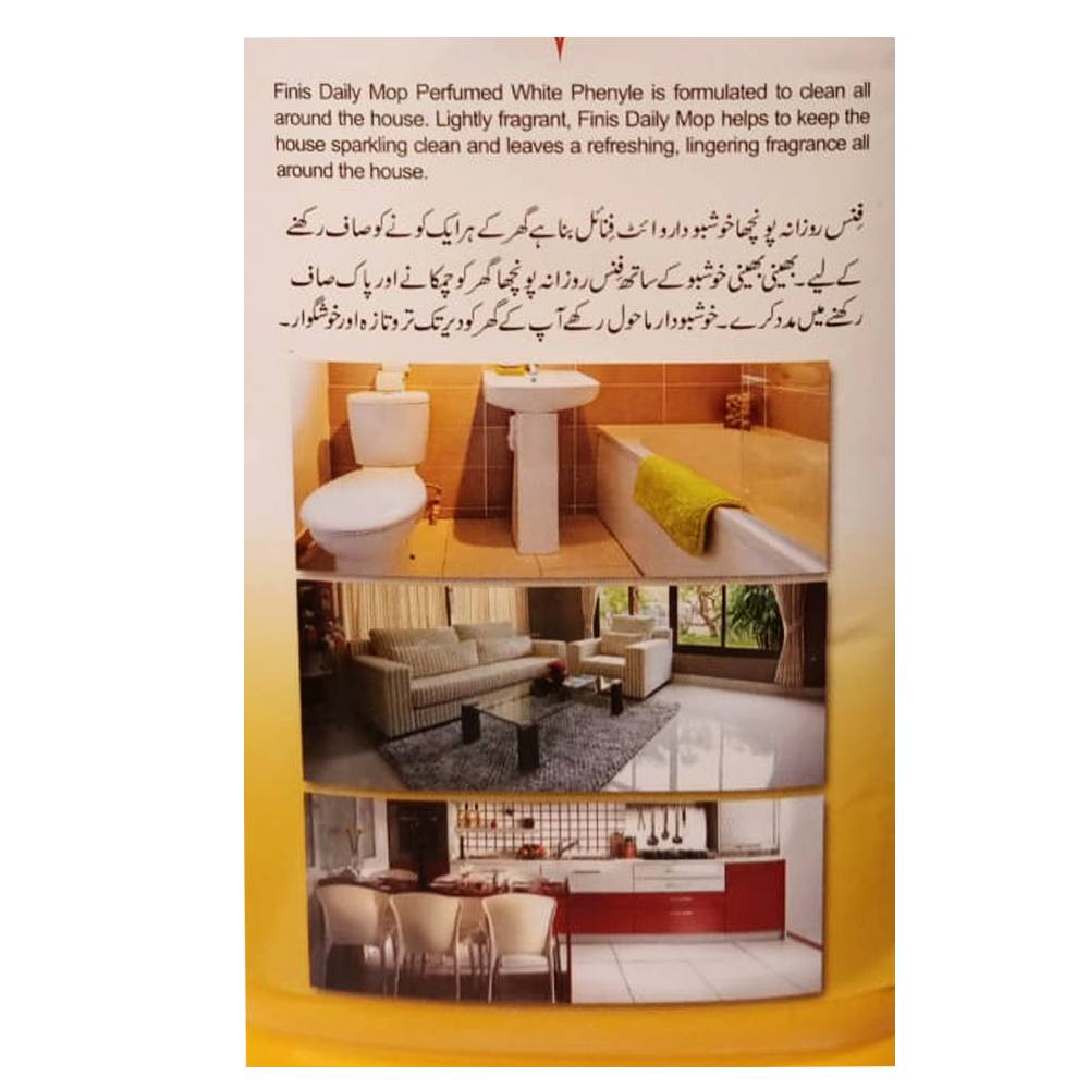 Buy Finis Daily Mop Perfumed White Phenyle At Best Price - GrocerApp