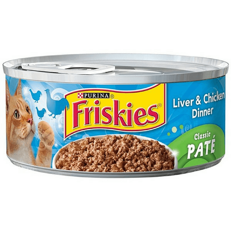 Buy Purina Friskies Classic Pate Liver & Chicken Dinner Cat Food 156g ...
