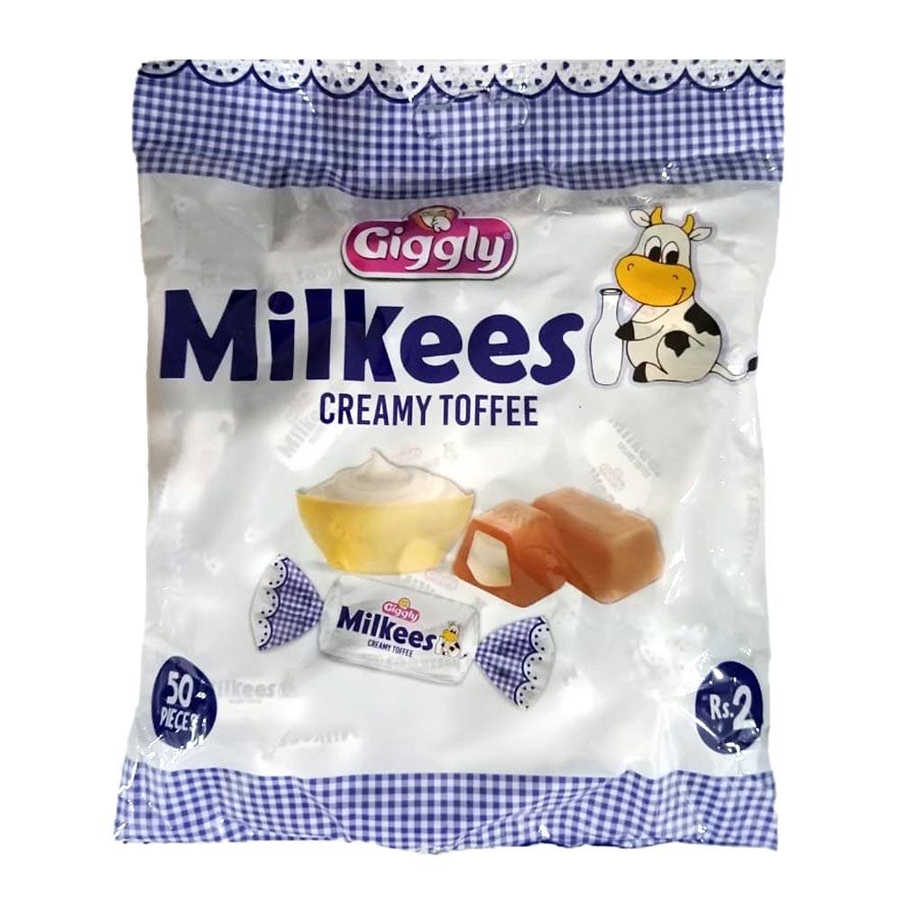 Buy Giggly Milkees Creamy Toffee Pouch At Best Price - GrocerApp