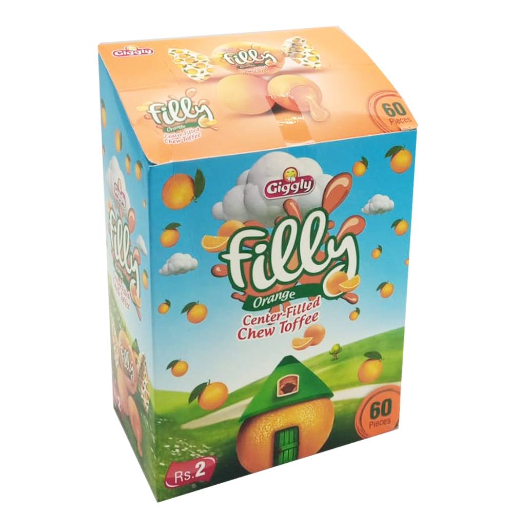 Buy Giggly Filly Orange Chew Toffee Box At Best Price - GrocerApp