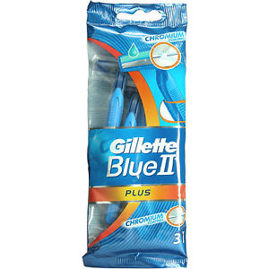 Buy Gillette Blue 2 Plus (Bag of 3) At Best Price - GrocerApp