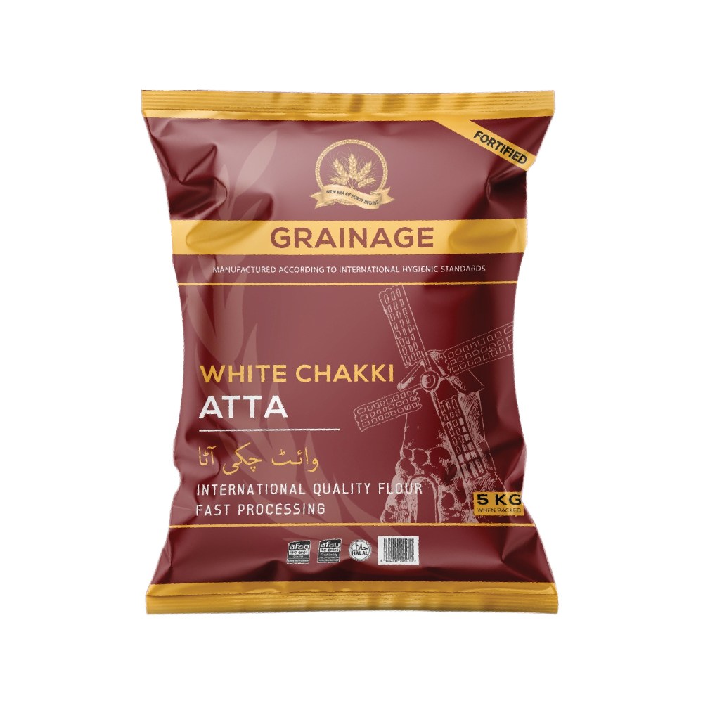 Buy Grainage White Chakki Atta 5KG At Best Price - GrocerApp