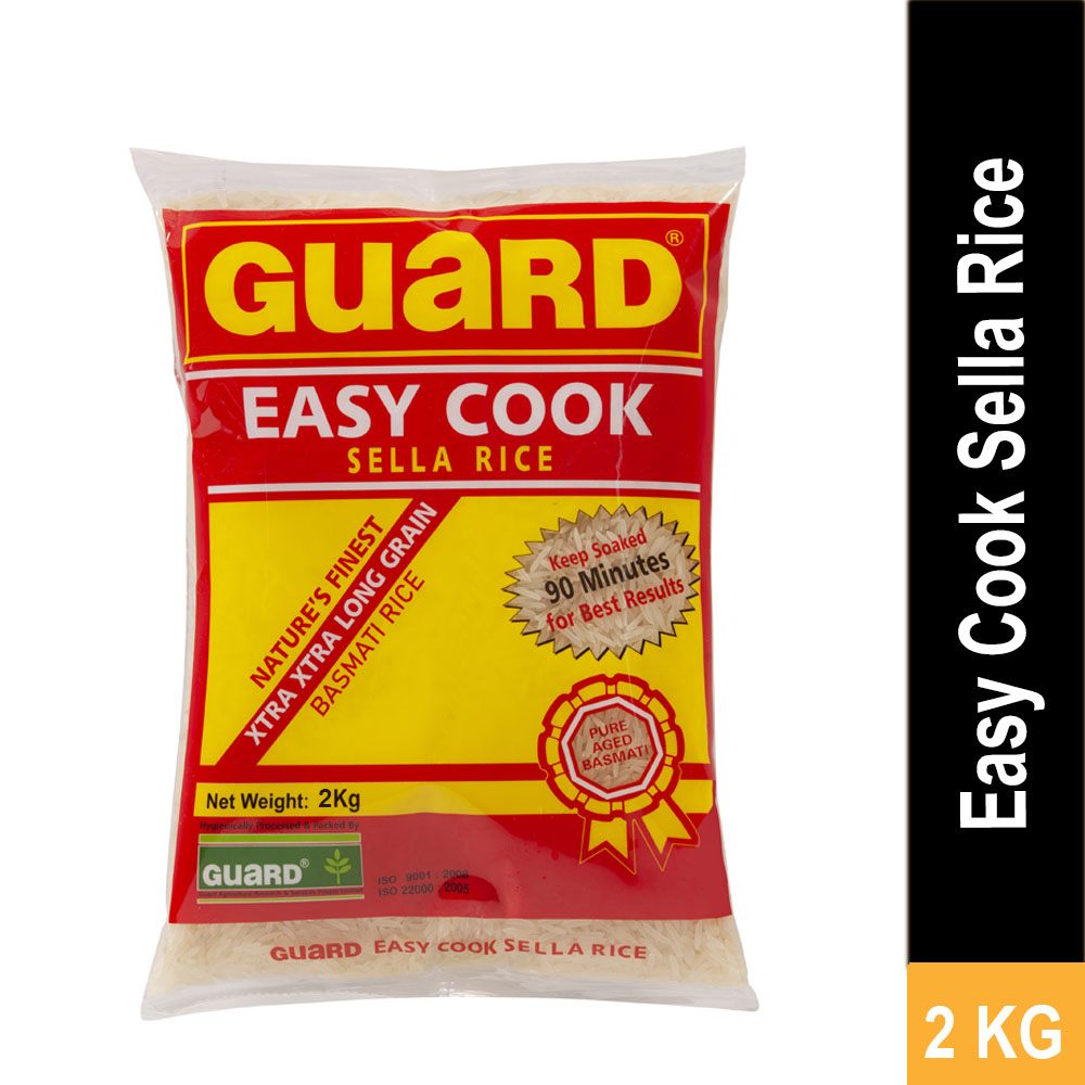 Buy Guard Easy Cook (Sella) Basmati Rice 2KG At Best Price - GrocerApp