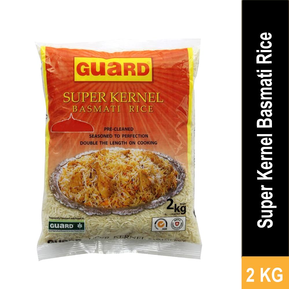 Buy Guard Super Kernel Basmati Rice 2KG At Best Price - GrocerApp