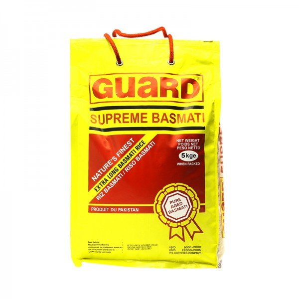 Buy Guard Supreme Basmati Rice 10KG At Best Price - GrocerApp