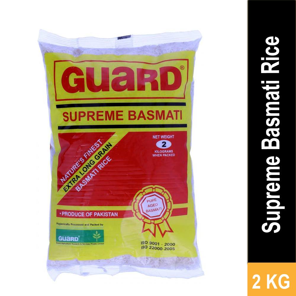 Buy Guard Supreme Basmati Rice 2KG At Best Price - GrocerApp