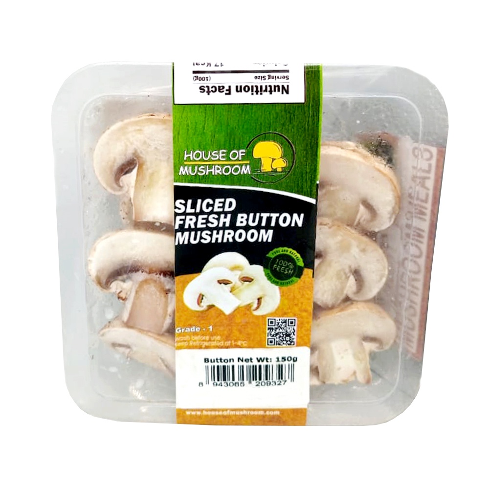 Buy House Of Mushroom Sliced Fresh Button Mushroom At Best Price ...