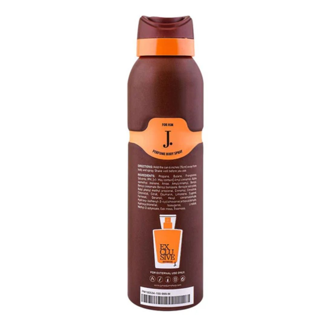 Buy J. Exclusive Body Spray For Men At Best Price - GrocerApp