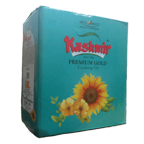 Buy Kashmir Premium Gold Cooking Oil Carton (1KG x5) At Best Price ...
