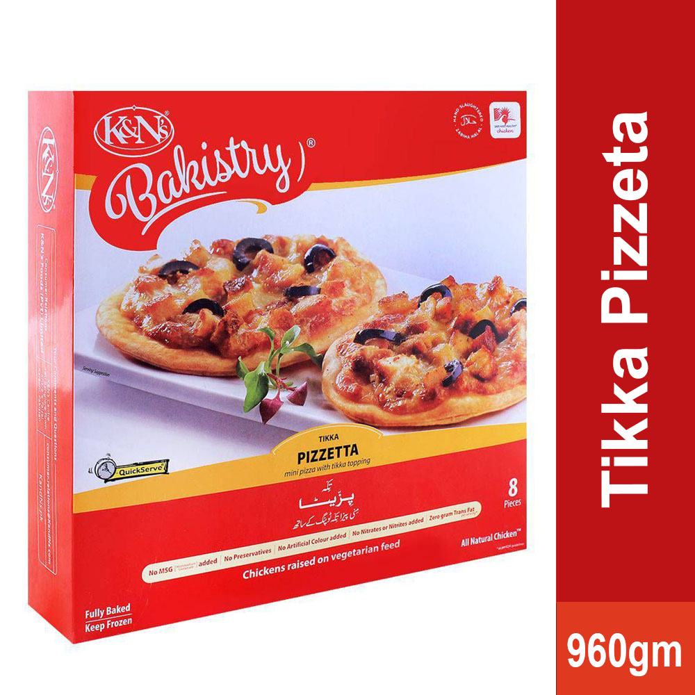 Buy K&N's Tikka Pizzetta 8 Pieces (960g) At Best Price - GrocerApp